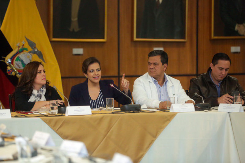 María Paula Romo se defiendió en el juicio político en su contra